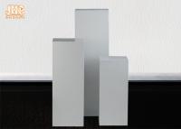 China Modern Glossy White Floor Pedestal / Fiber Glass Pedestal for sale