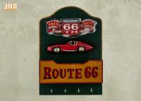 China Resin Car Wall Decor Wood Wall Envelope Holder Decorative Wall Plaques Pub Sign Green Color for sale