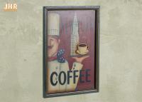 China Antique Home Wall Decor Decorative Wall Plaques Coffee Shop Wall Art Signs for sale