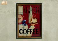 China Antique Home Wall Decor Decorative Wall Plaques Coffee Shop Wall Art Signs for sale