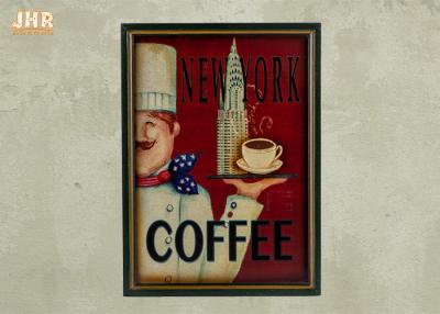 China Antique Home Wall Decor Decorative Wall Plaques Coffee Shop Wall Art Signs for sale