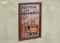 China Coffee House Wall Decor Wooden Wall Signs Decorative Wall Plaques MDF Wall Art Signs for sale