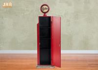China Gas Pump Storage Cabinet Decorative Wooden Cabinet Wood Floor Rack Red Color Floor Cabinet for sale