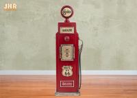 China Gas Pump Storage Cabinet Decorative Wooden Cabinet Wood Floor Rack Red Color Floor Cabinet for sale