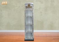 China White Color Phone Booth Storage Rack Decorative Wooden Cabinet Multimedia Storage Cabinets for sale