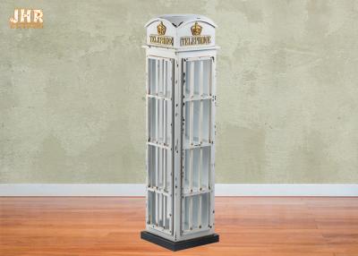 China White Color Phone Booth Storage Rack Decorative Wooden Cabinet Multimedia Storage Cabinets for sale