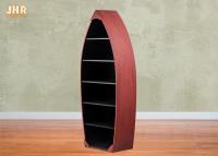 China Boat Shape CD DVD Racks Decorative Wooden Cabinet Antique Wood Storage Organizer for sale