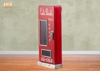 China Beverage Machine Key Box Decorative Wooden Cabinet MDF Key Holders Wood Wall Key Box Red Color for sale