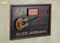 China Open And Close Signs Special Wooden Wall Plaques For Shops for sale