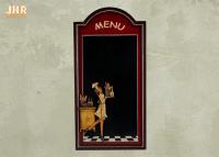 China Hand Painting Decorative Chalkboards Wall Hanging Menu Boards Restaurant Decor for sale