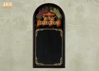 China MDF Wood Framed Decorative Chalkboards 3D Resin Parts Wall Mounted Menu Board for sale