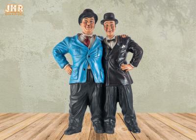 China Vintage Home Decor Polyresin Statue Figurine Resin Brother Sculpture Tabletop Figures for sale