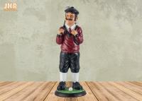 China Small Golfer Tabletop Statue Polyresin Statue Figurine Antique Resin Sculpture Figures for sale