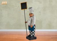 China Polyresin Statue Figurine Big Resin Fat Chef Figurines for sale