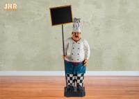 China Polyresin Statue Figurine Big Resin Fat Chef Figurines for sale