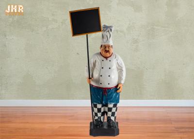 China Polyresin Statue Figurine Big Resin Fat Chef Figurines for sale