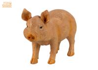 China Home Decor Life Size Polyresin Animal Figurines Pig Sculpture Floor Statue for sale