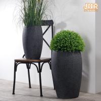 China Large Plant Pots Garden Flower Pots Clay Pot Planter Set Outdoor Pots MGO Flowerpots Cement Planters for sale