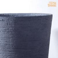 China Outdoor Clay Flower Pots Homewares Decorative Items Large Clay Plant Pots Gray Color for sale