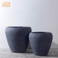 China Garden Flower Pots Weathered Plant Pots Outdoor Pot Planters Clay Pots MGO Pot Planter Set for sale