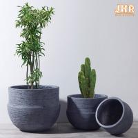 China Outdoor Pot Planters Clay Flower Pots Resin Plant Pots Fibreglass Planters Garden Pots Patio Planters for sale