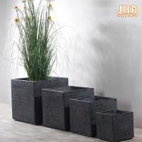 China Indoor Planter Pots Clay Flower Pots Garden Planters Square Pot Planter Set Modern Plant Pots for sale