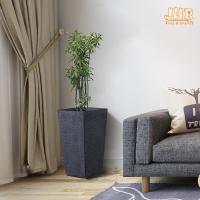 China MGO Garden Pots Clay Flower Pots Outdoor Tall Planter Resin Pots for Flowers Modern Planters for sale