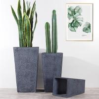 China MGO Garden Pots Clay Flower Pots Outdoor Tall Planter Resin Pots for Flowers Modern Planters for sale
