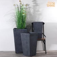China MGO Garden Pots Clay Flower Pots Outdoor Tall Planter Resin Pots for Flowers Modern Planters for sale