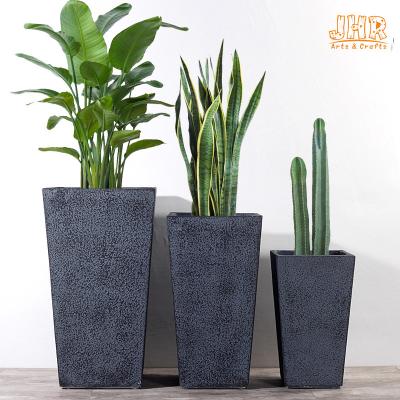 China MGO Garden Pots Clay Flower Pots Outdoor Tall Planter Resin Pots for Flowers Modern Planters for sale