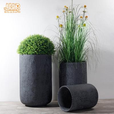 China Big Planter Fiber Clay Flower Pots Outdoor Tall Planters MGO Planters Garden Pots Large Clay Pots for sale