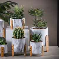 China Round Pot Planters Succulents Planters Clay Flower Pots Mini Planter Pots Cement Flowerpots for sale