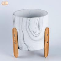 China Cement Flower Pots Mini Succulents Plant Pots Round Planters Tabletop Planters Cactus Planters for sale
