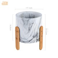 China Mini Succulents Pot Planters Tabletop Planters Clay Flower Pots Cement Plant Pots Marble Planters for sale