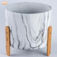 China Cactus Planters Mini Pots Clay Flower Pots Cement Pot Planter Set Succulents Planters Marble Pots for sale