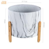 China Cactus Planters Mini Pots Clay Flower Pots Cement Pot Planter Set Succulents Planters Marble Pots for sale