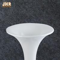 China White Fiberglass Floor Vases Plant Pots Glossy For Indoor for sale