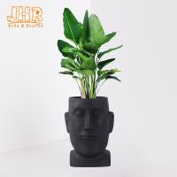 China Grey Bucket Shape 33.5x32x44.5cm Clay Flower Pots for sale