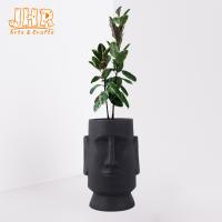 China Outdoor Lion Statue Fiber Clay Garden Pots Weather Resistant for sale