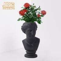 China 33.5x32x44.5cm Clay Flower Pots Antique Bronze Plant Lion Statue Indoor Planters for sale