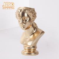 China 33.5x32x44.5cm Clay Flower Pots Antique Bronze Plant Lion Statue Indoor Planters for sale