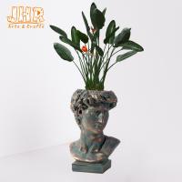 China Public Place 41.5x36x63.6cm Clay Flower Pots With Rural Finish for sale