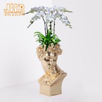 China Weather Resistant 35x35x57.4cm Clay Flower Pots For Balcony for sale