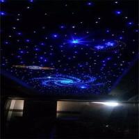 China 600x600mm RGB Color Fiber Optic Star Ceiling Tiles For Home Cinema Decoration for sale