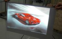 China Transparent Self Adhesive Rear Projection Film For Shop Window Advertising for sale