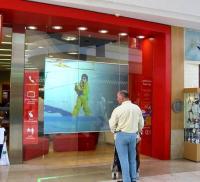 China Holographic Projection Foil Transparent Rear Projection Screen Film for sale