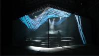 China Transparent Pepperscrim 3D Hologram Screen Hologauze For Stage See Through for sale
