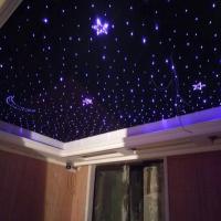 China RF Remote RGB Lights Fiber Optic Star Ceiling Panels Polyester Fiberboard For Home Cinema for sale