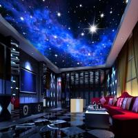 China RGB Lights 7 Colors Magnetic Star Ceiling Panels Polyester Fiberboard For Home Theater for sale