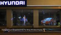 China 100um Rear Projection Glass Film Transparent Holographic Film Screen For Class for sale